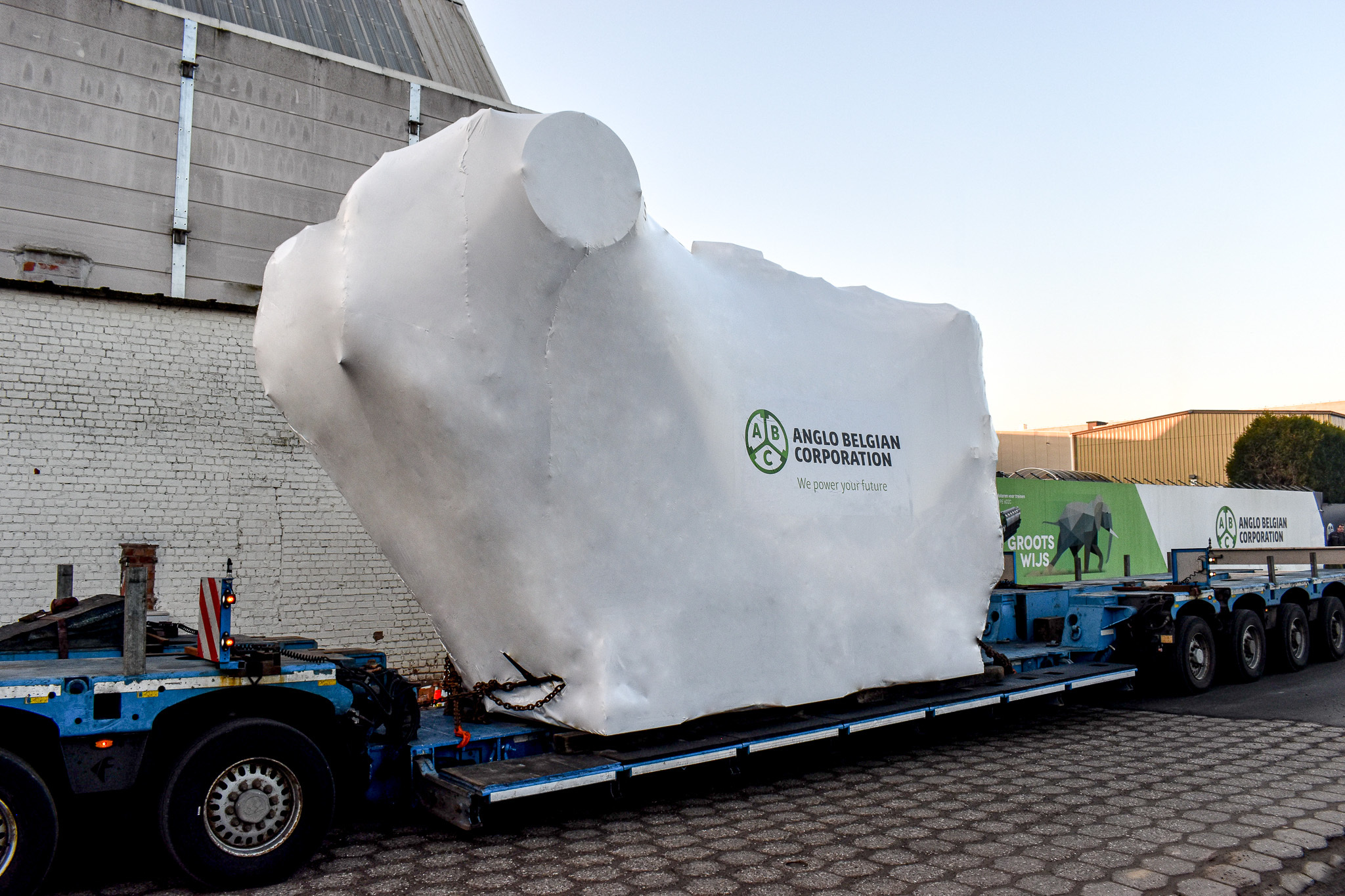 First of four 6DL36 engines leave ABC for… | Anglo Belgian Corporation